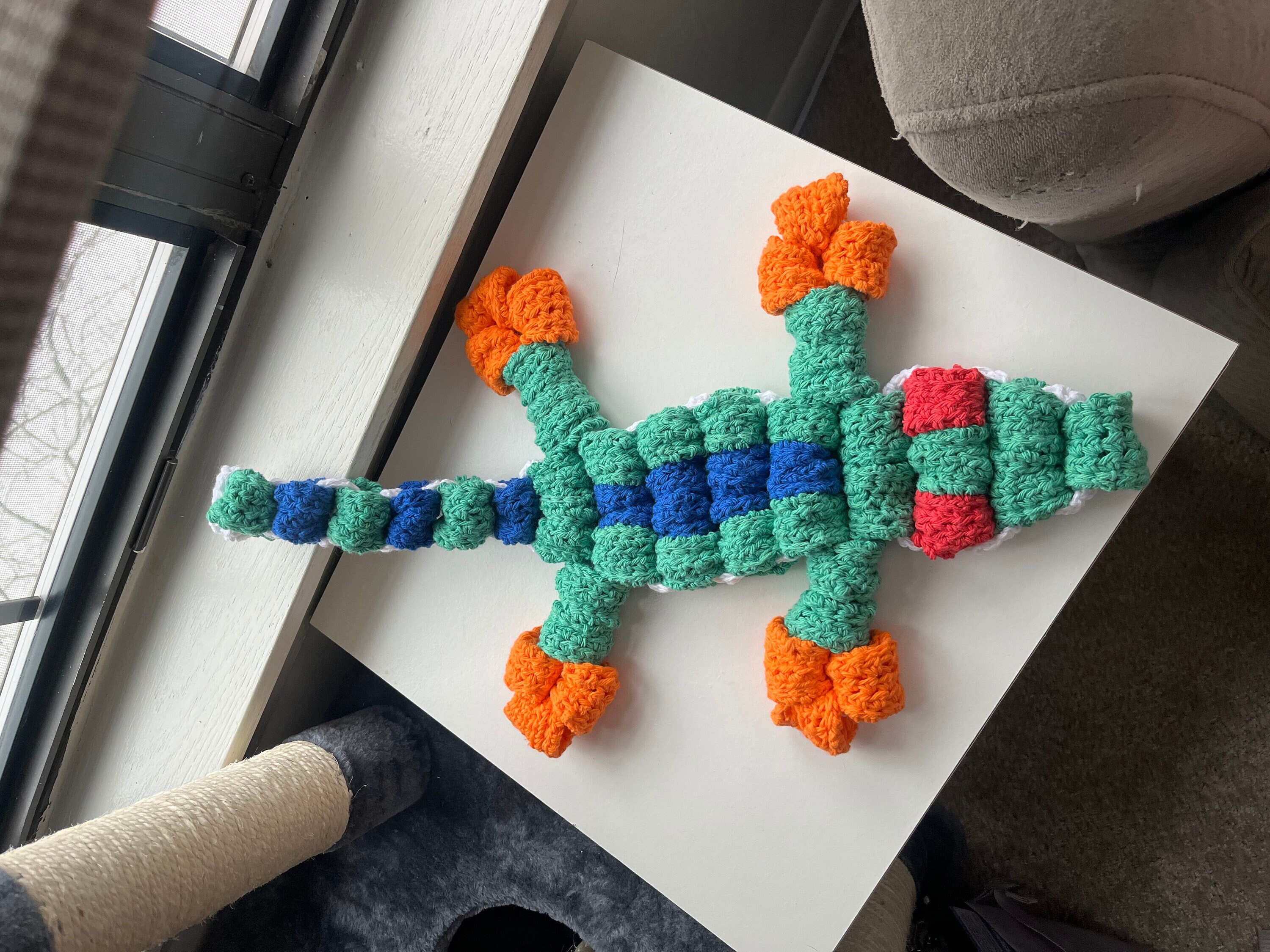 Crochet Bead Lizard - Etsy