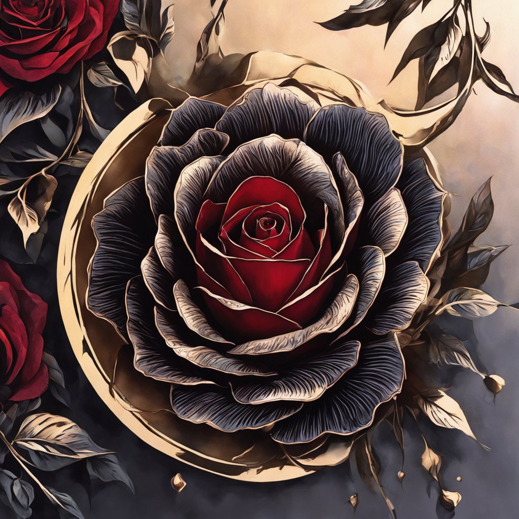 Digital Rose Clipart Set 12 Lovely PNG Files for Craft and Design - Etsy