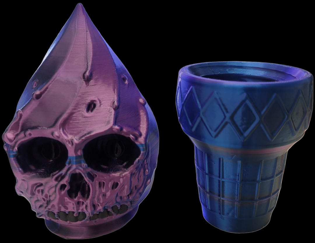 Spooky 3D Printed Zombie Twist Cone With Secret Stash Spot - Etsy