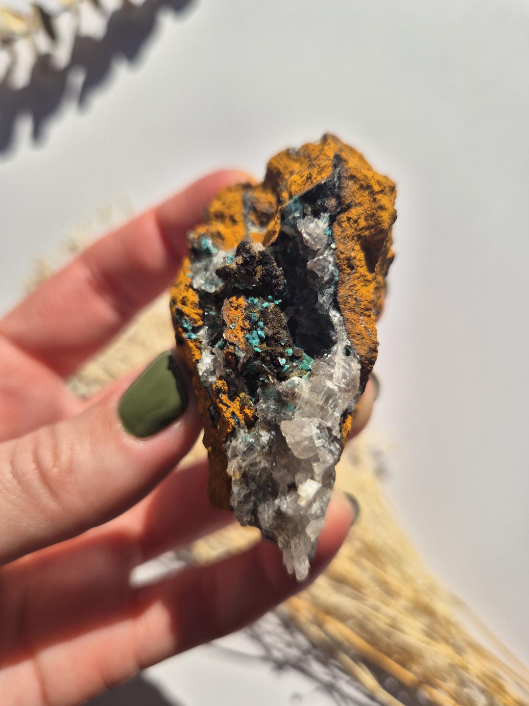 Rosasite W Cerrusite From Durango, Mexico - Etsy