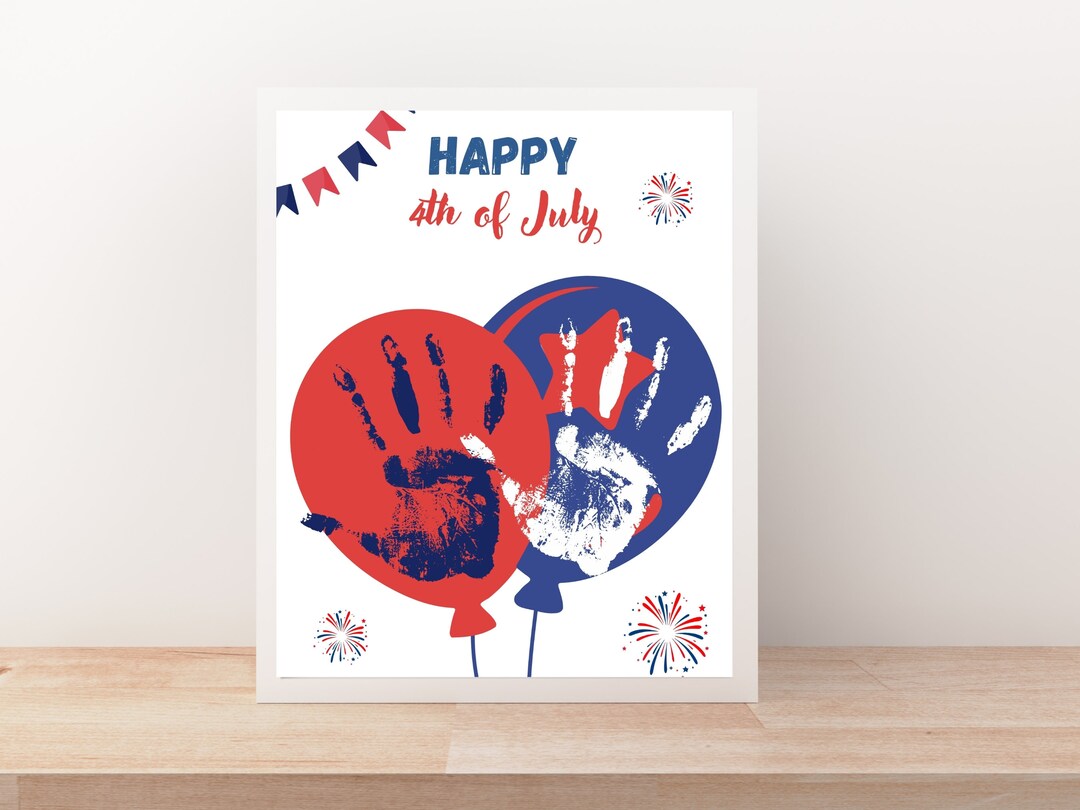 Independence Day Handprint Craft - Patriotic Activity for Toddlers ...