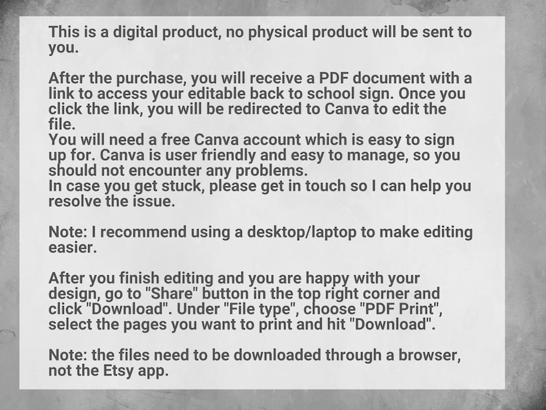 Editable Chalkboard Back to School Sign: First & Last Day Photo Prop ...