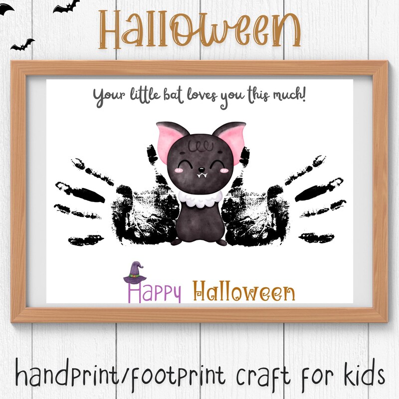 Halloween Handprint Craft - Etsy