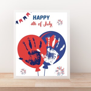 Independence Day Handprint Craft - Patriotic Activity for Toddlers ...