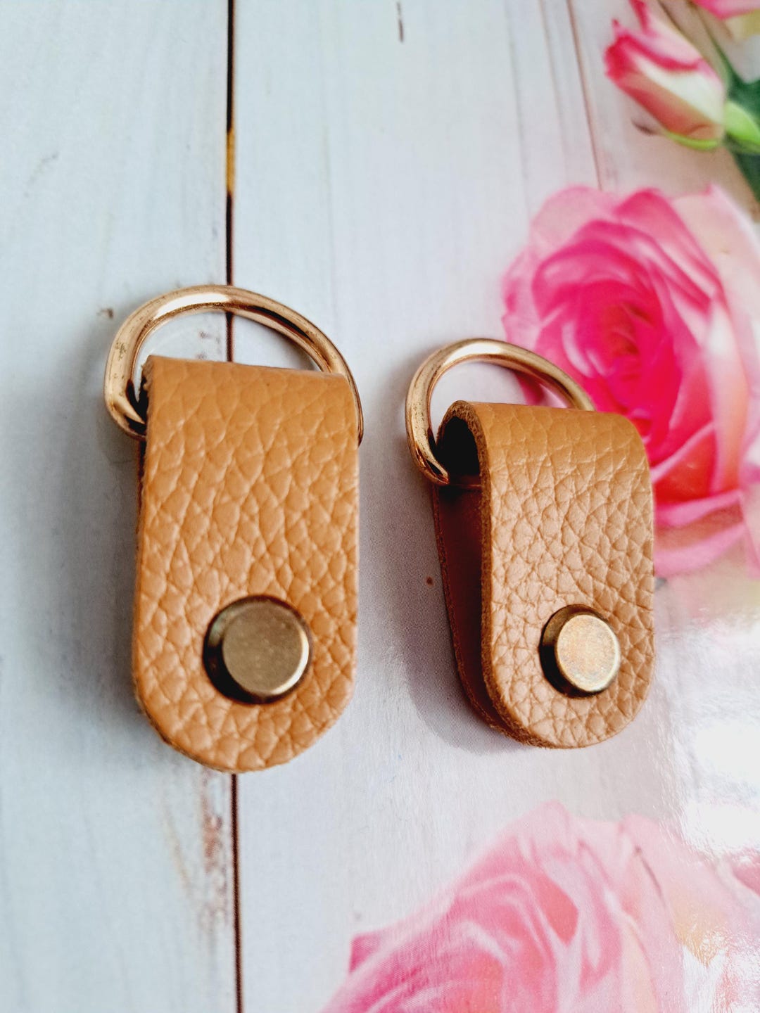 Set Loops for Bag, Leather Belt Loops, Strap Attachment, Tie the Bag to ...