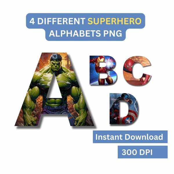 Superhero Svg - Etsy