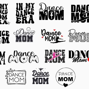 Dance Mom SVG Bundle, in My Dance Mom Era Designs, Gymnastics Mom PNG ...