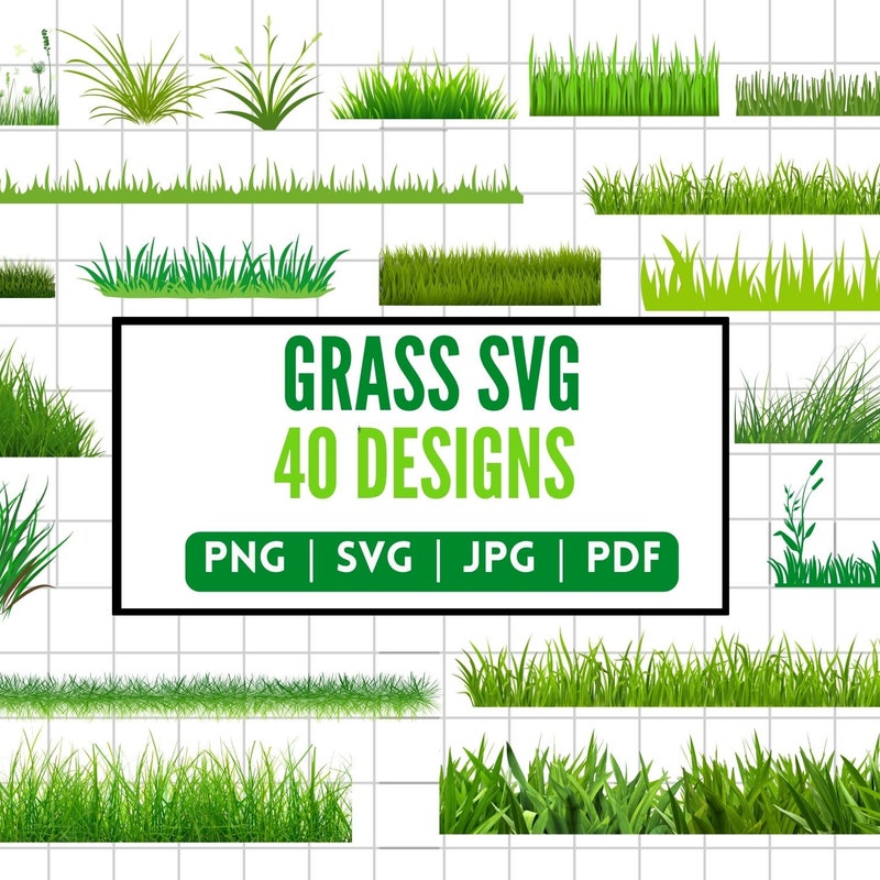 Grass Svg - Etsy
