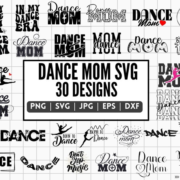 Dance Mom Svg - Etsy