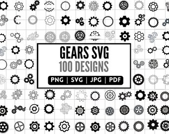 Gears SVG Bundle - Etsy