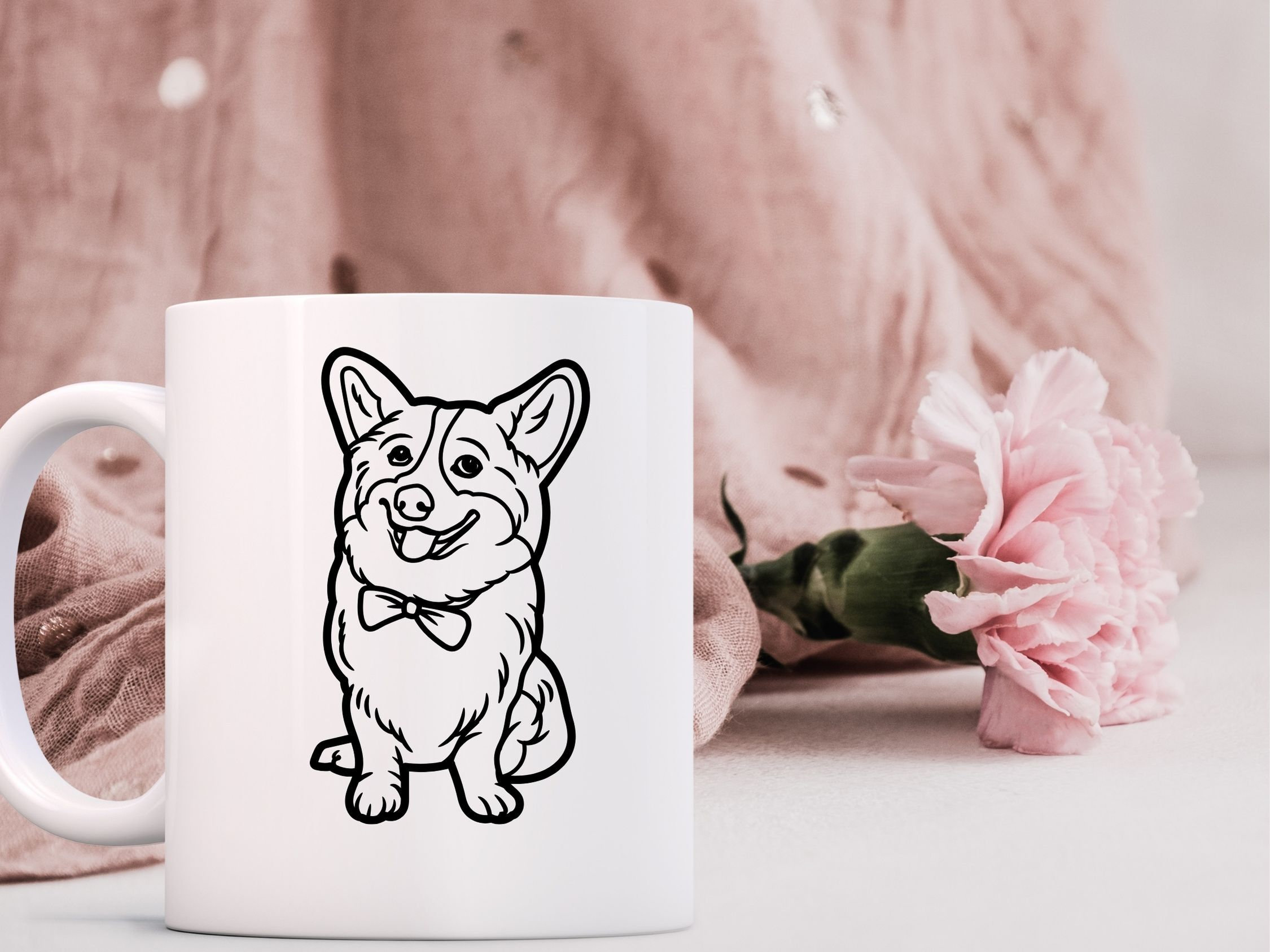 40 Corgi Dog SVG Bundle, Corgi Laser Cut, Corgi PNG Designs, Welsh ...