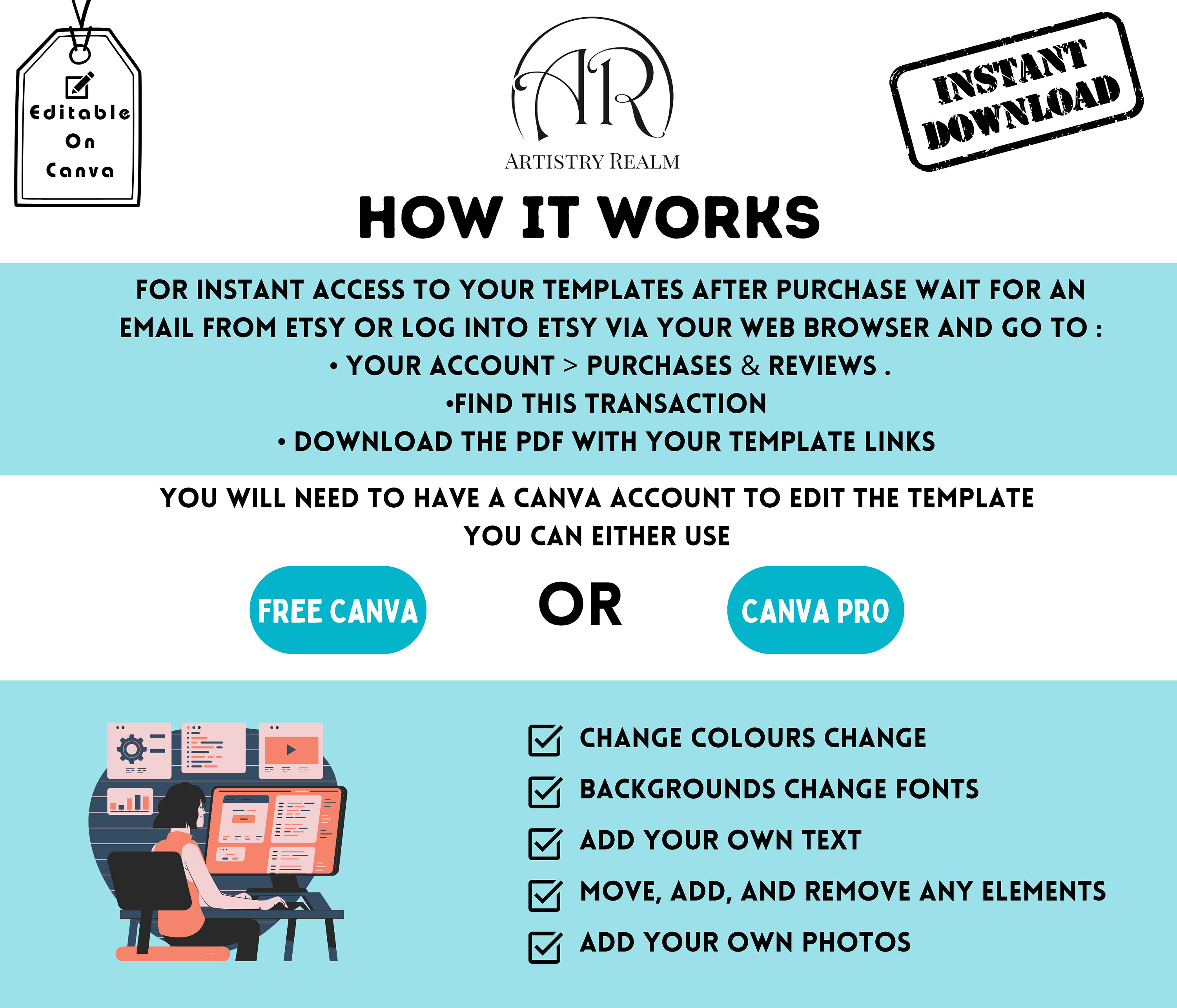 Editable Digital Menu Template, Animated TV Display Menu Template ...
