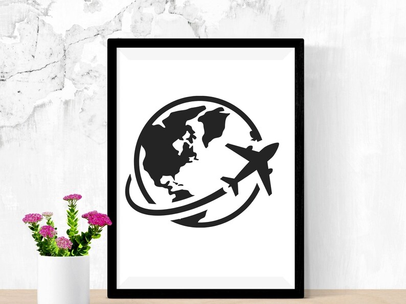 Airplane SVG Bundle, Plane Monograms, Airplane Sublimation Designs ...