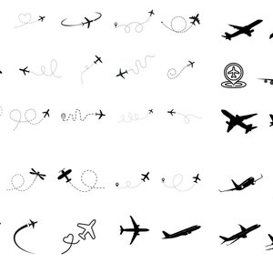 Airplane SVG Bundle, Plane Monograms, Airplane Sublimation Designs ...