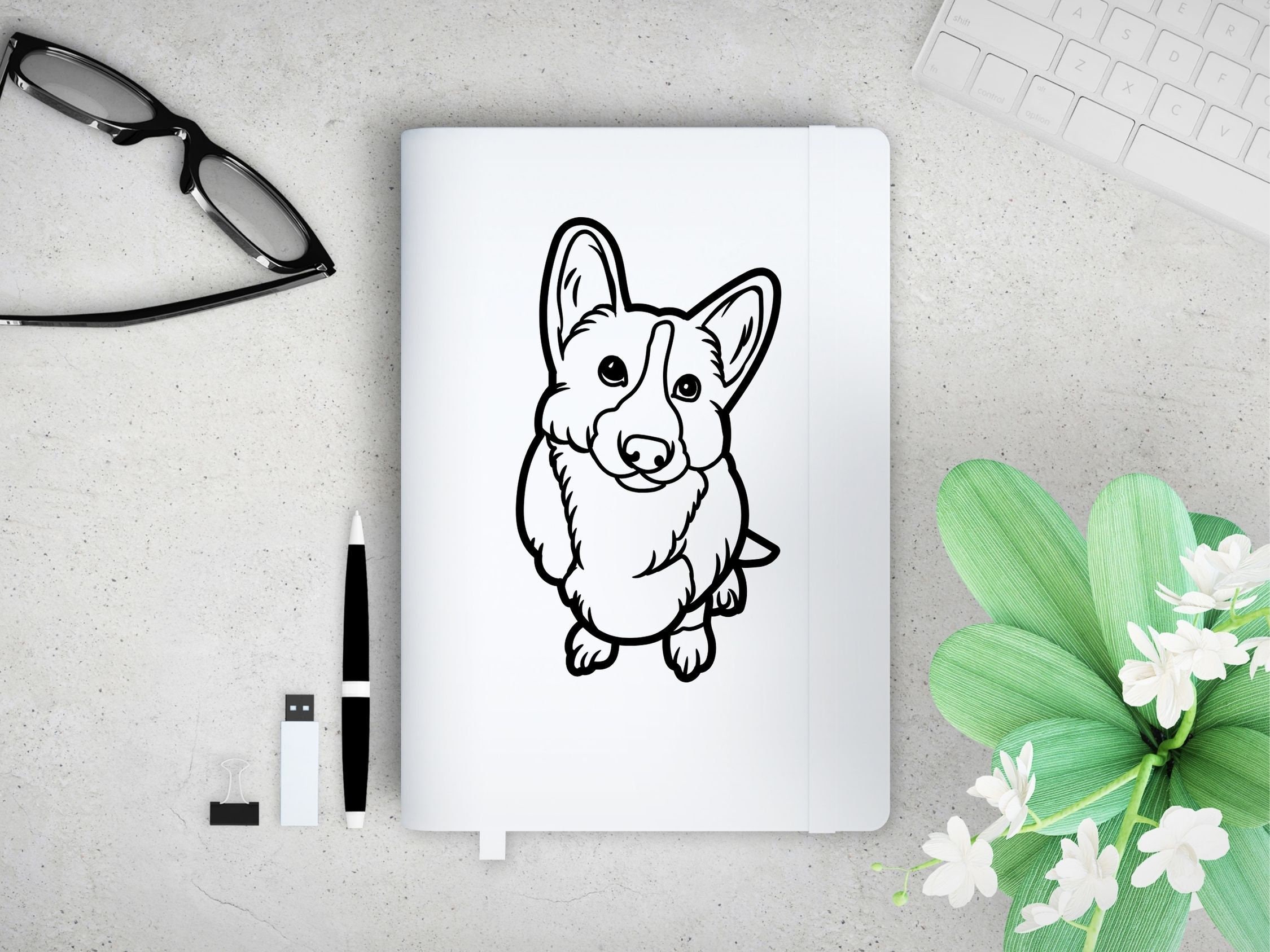 40 Corgi Dog SVG Bundle, Corgi Laser Cut, Corgi PNG Designs, Welsh ...