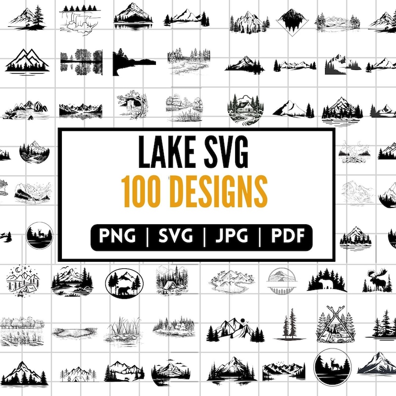 Lake House Svg - Etsy