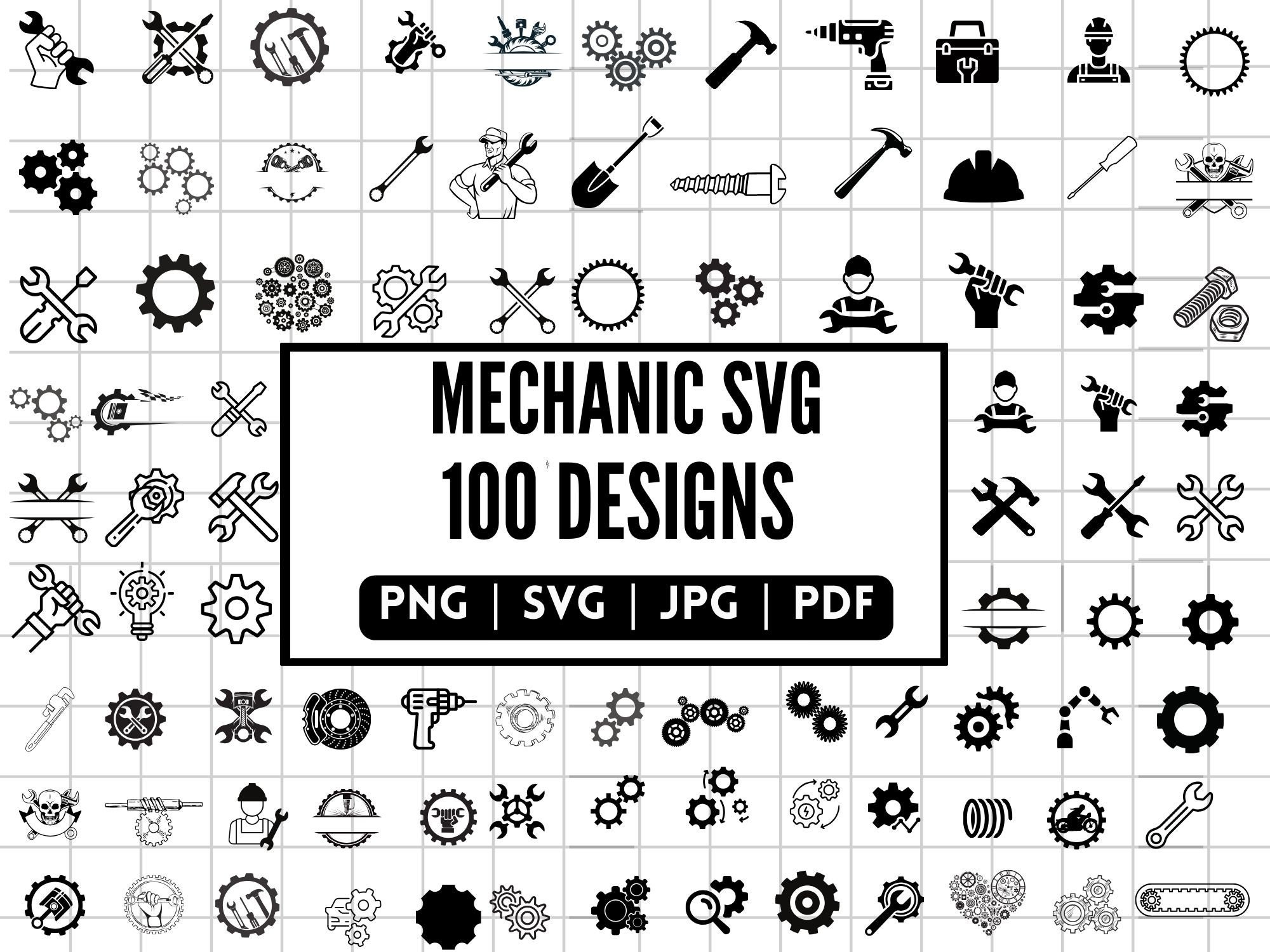Mechanic Svg Bundle | Mechanic Png | Mechanic Shirt Svg | Mechanic Logo ...