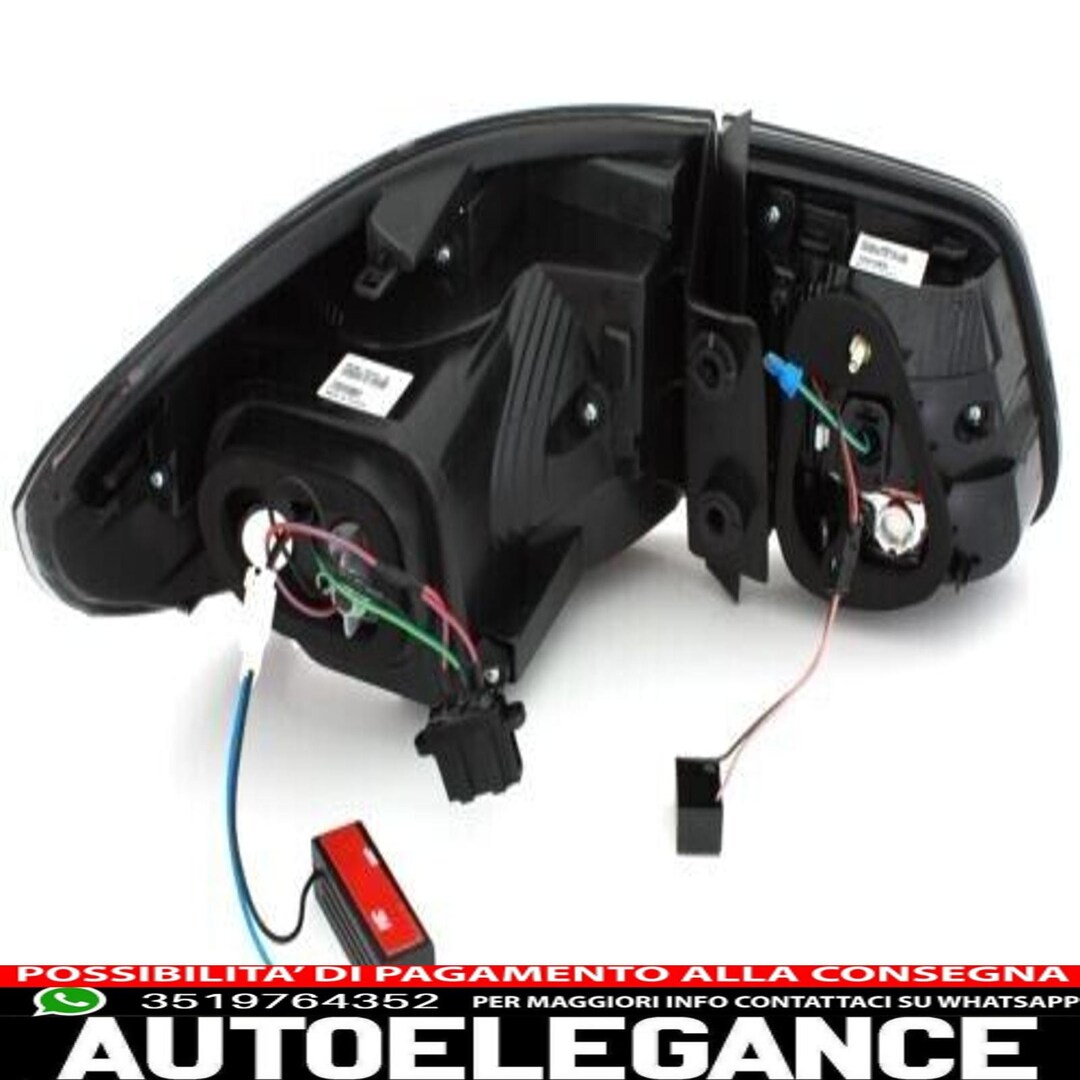 LED Rear Lights Look Lifting for VW Tiguan 5N Year 2007-2011 Dark Red ...