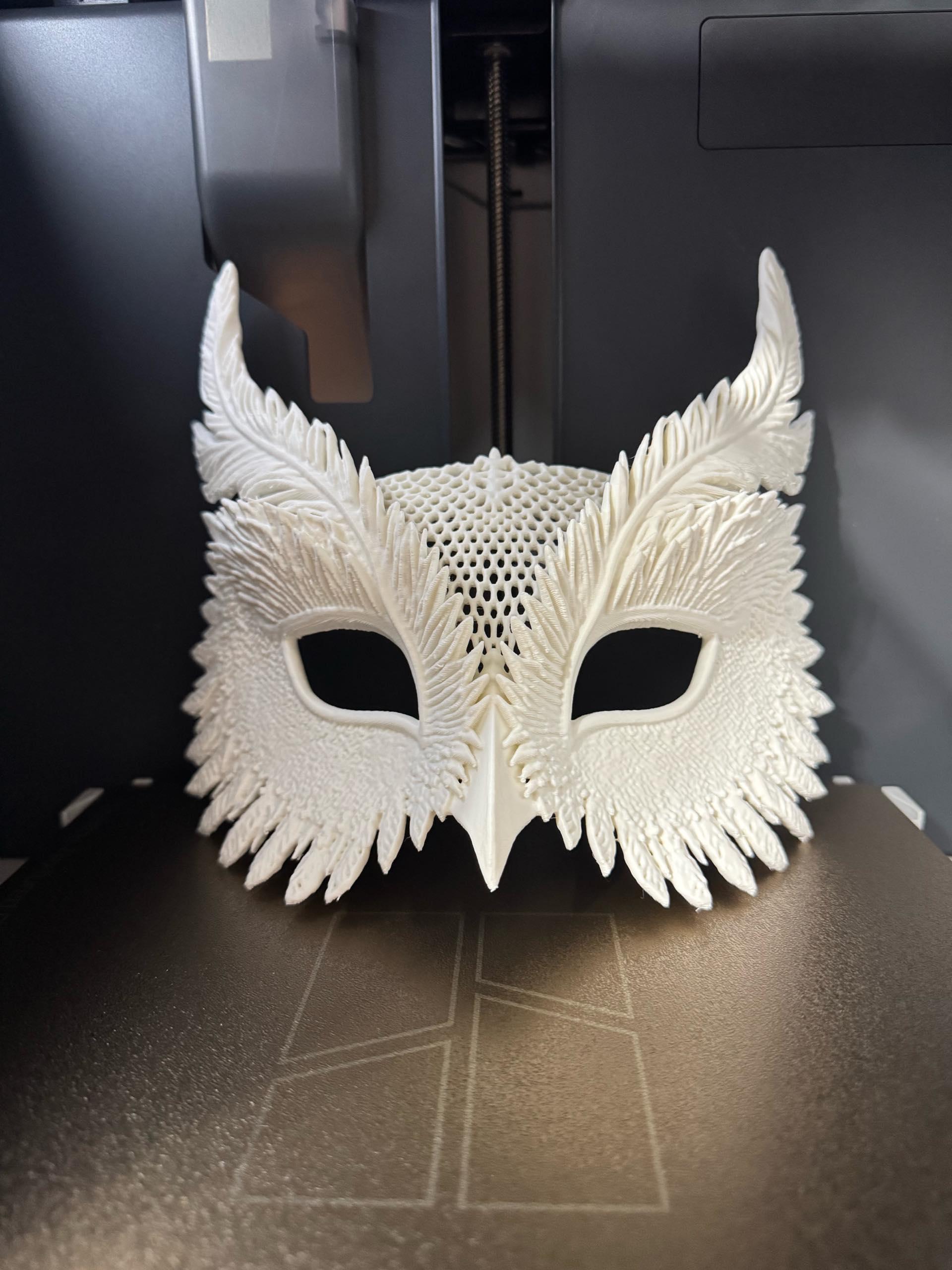 Owl Mask (wearable) - Etsy