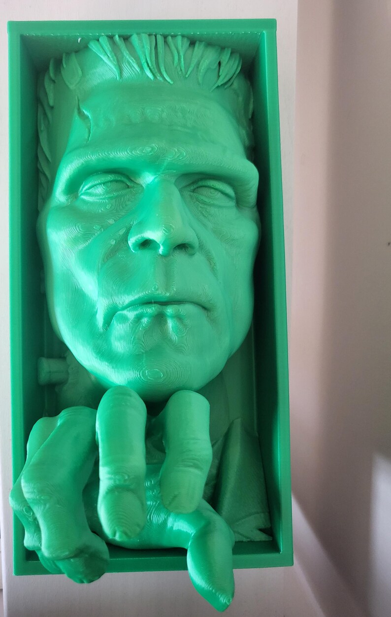 Gothic Horror Book Nook: 3D Printed Monster Bookshelf Insert - Etsy