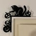 Happy Halloween Door Corner Cat - Etsy