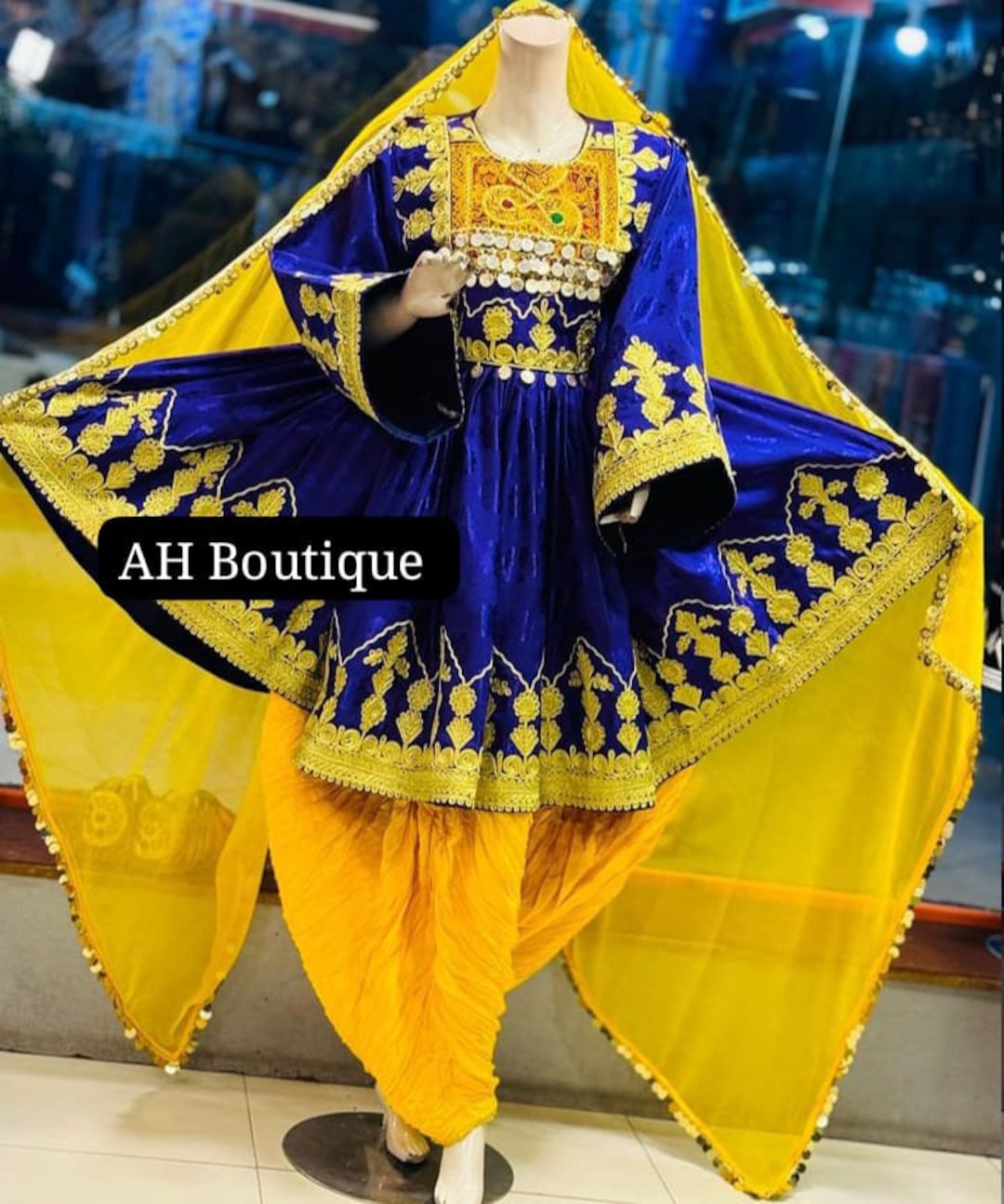 Modren Short Afghan Kochi Style Party Dress for Women - Etsy