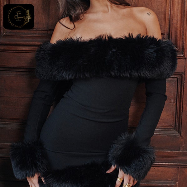 Fur Dress - Etsy