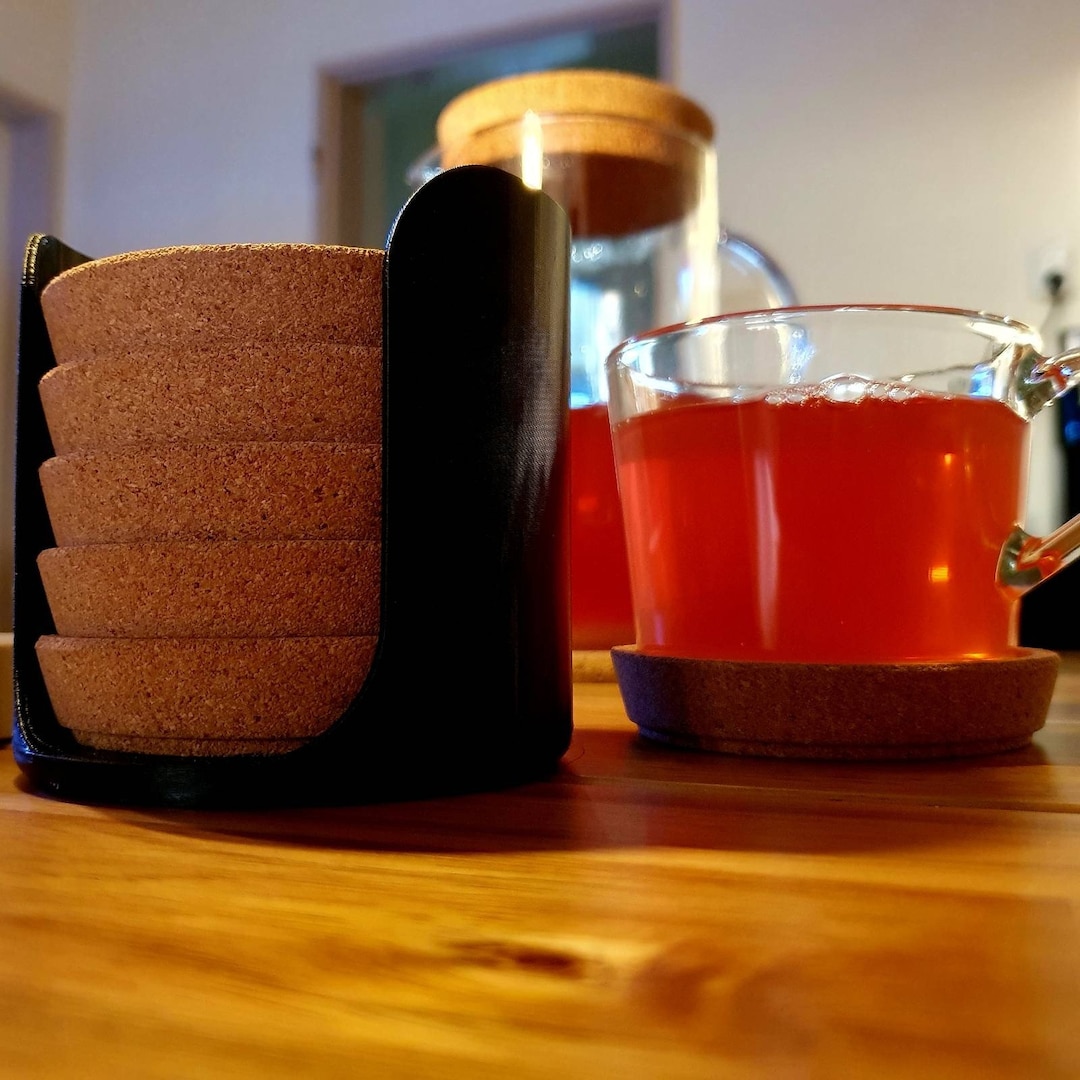 STL File - Cork Coaster Holder for 6 IKEA 365+ Coaster No Support - 3D ...