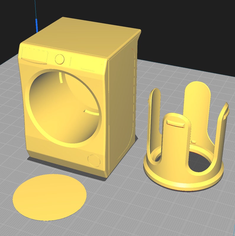 STL File - Washing Machine Scale 1/12 No Support 3D Print Optimized - Etsy