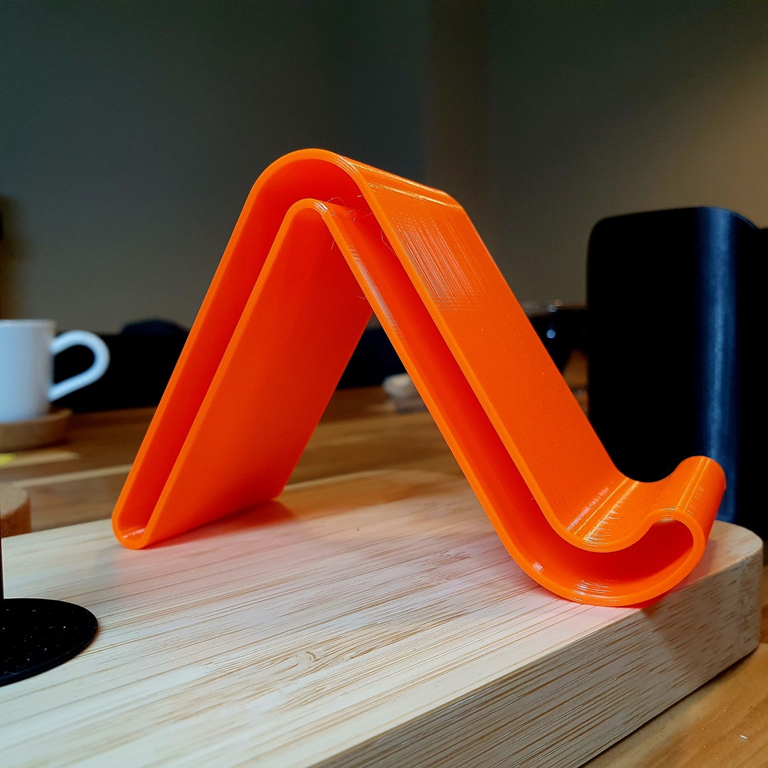 STL File - Minimalist Phone Stand No Support 3D Print Optimized - Etsy