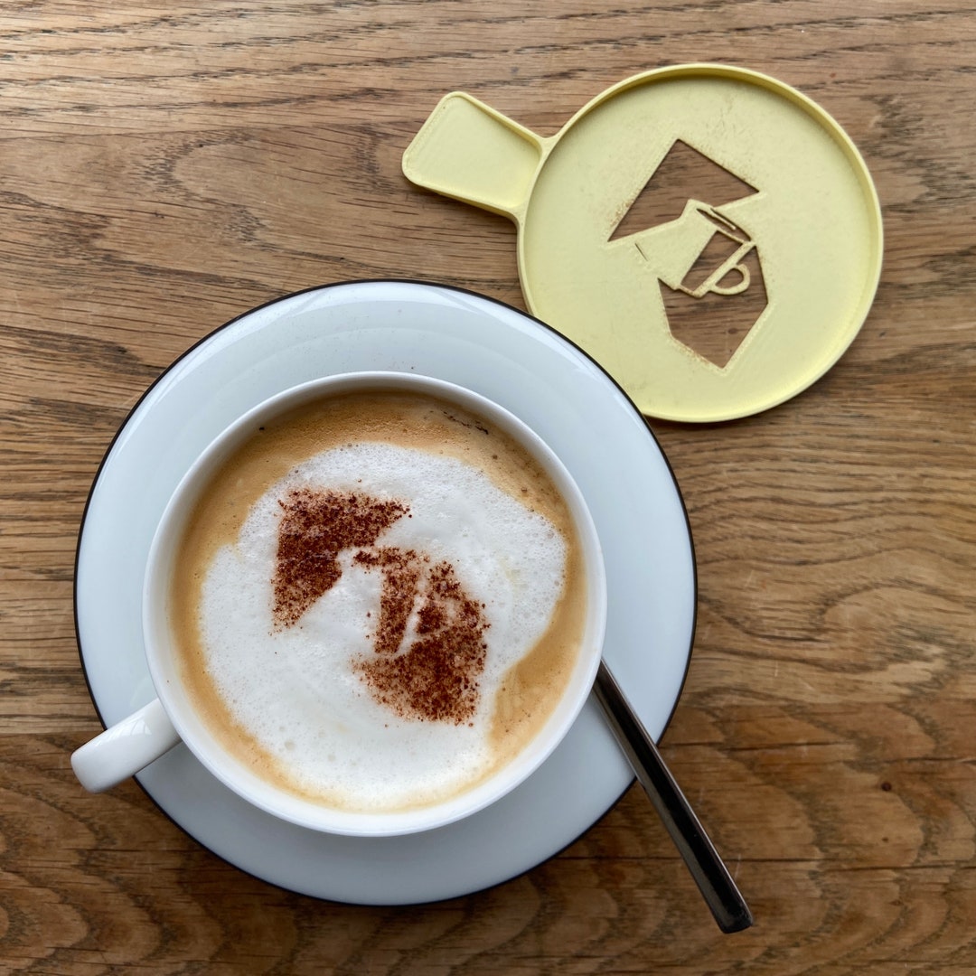 3D Printing Coffee Cocoa and Powdered Sugar Stencil, Ideal for ...