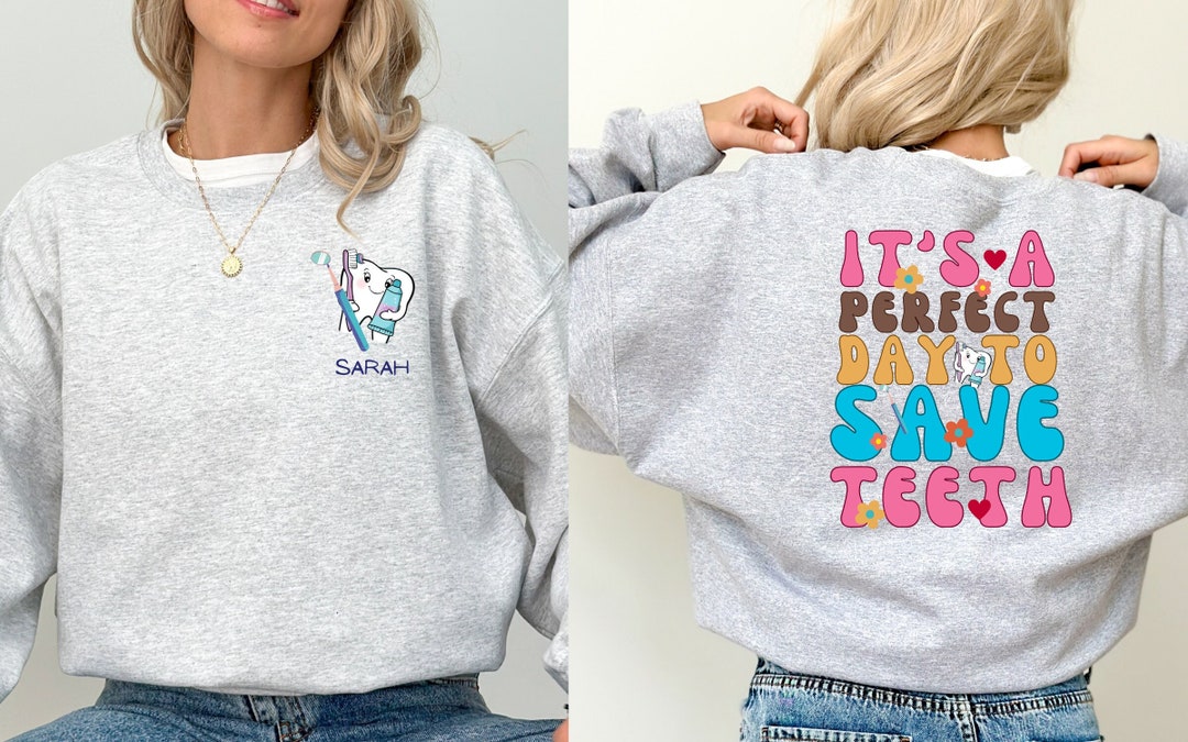 Personalized Dentist, Dental Squad, Dental Sweatshirt, Dentist Sweater ...