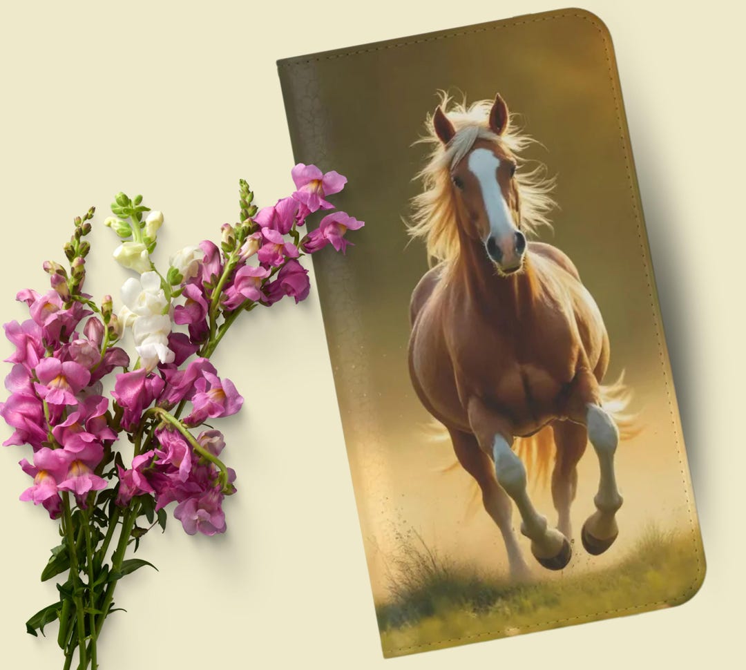 Horse Flip Cases, Equestrian Phone Covers, Equine Field Phone ...