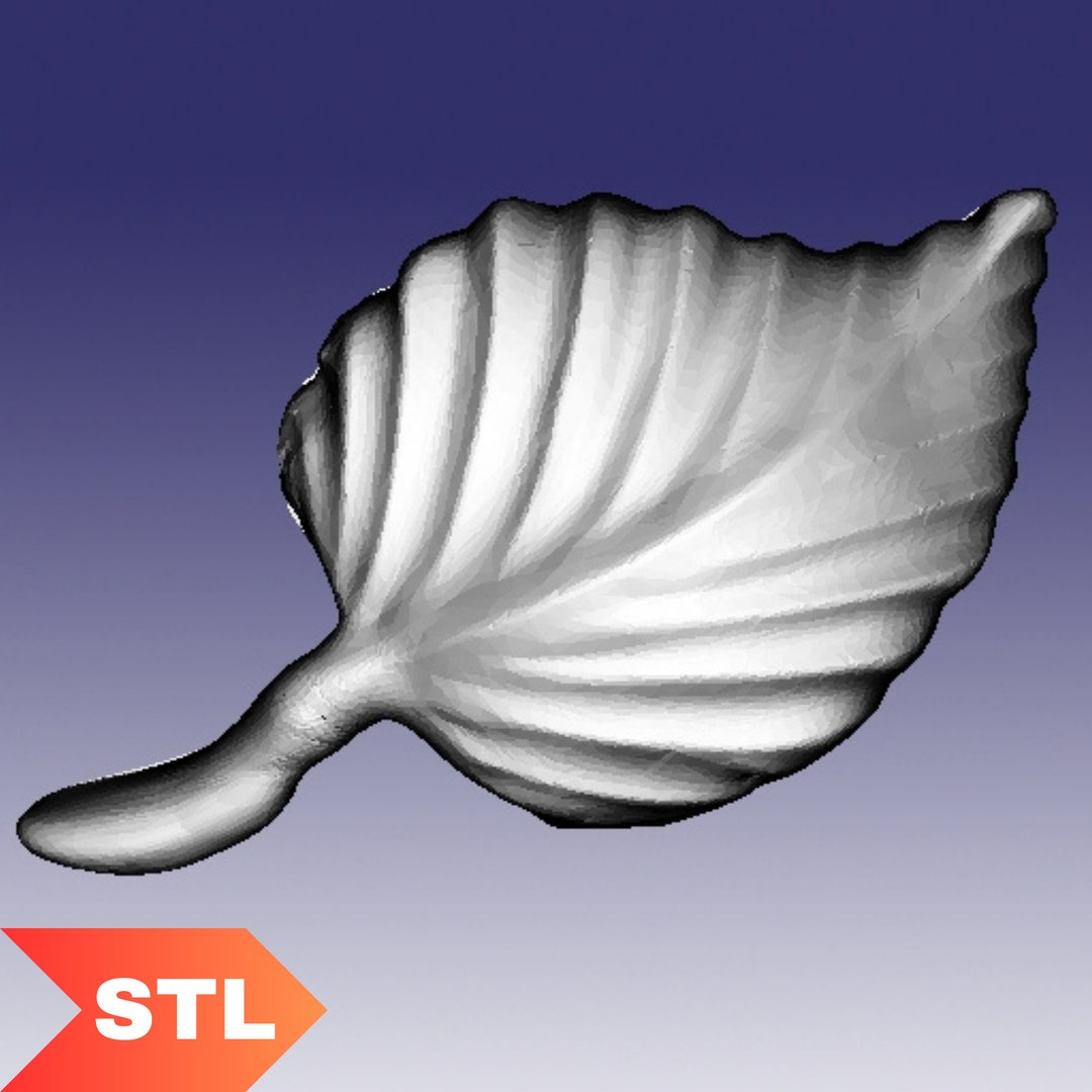 STL FILES for 3D Printing, Leaf Plate Drawing, 3d Print Stl, 3d Printer ...