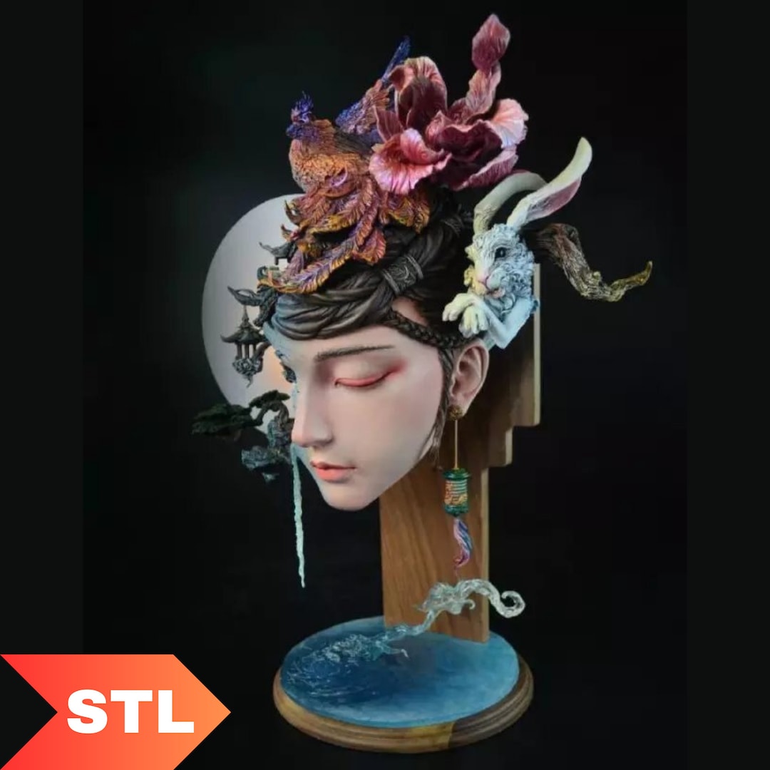 Stl Files for 3d Printing, Woman Drawing, 3d Print Stl, 3d Printer ...