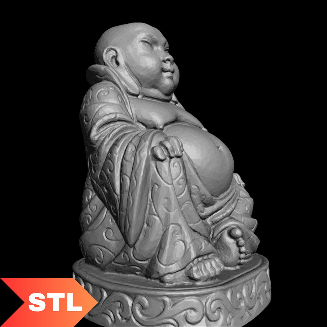 STL FILES for 3D Printing, Buddha Drawing, 3d Print Stl, 3d Printer ...