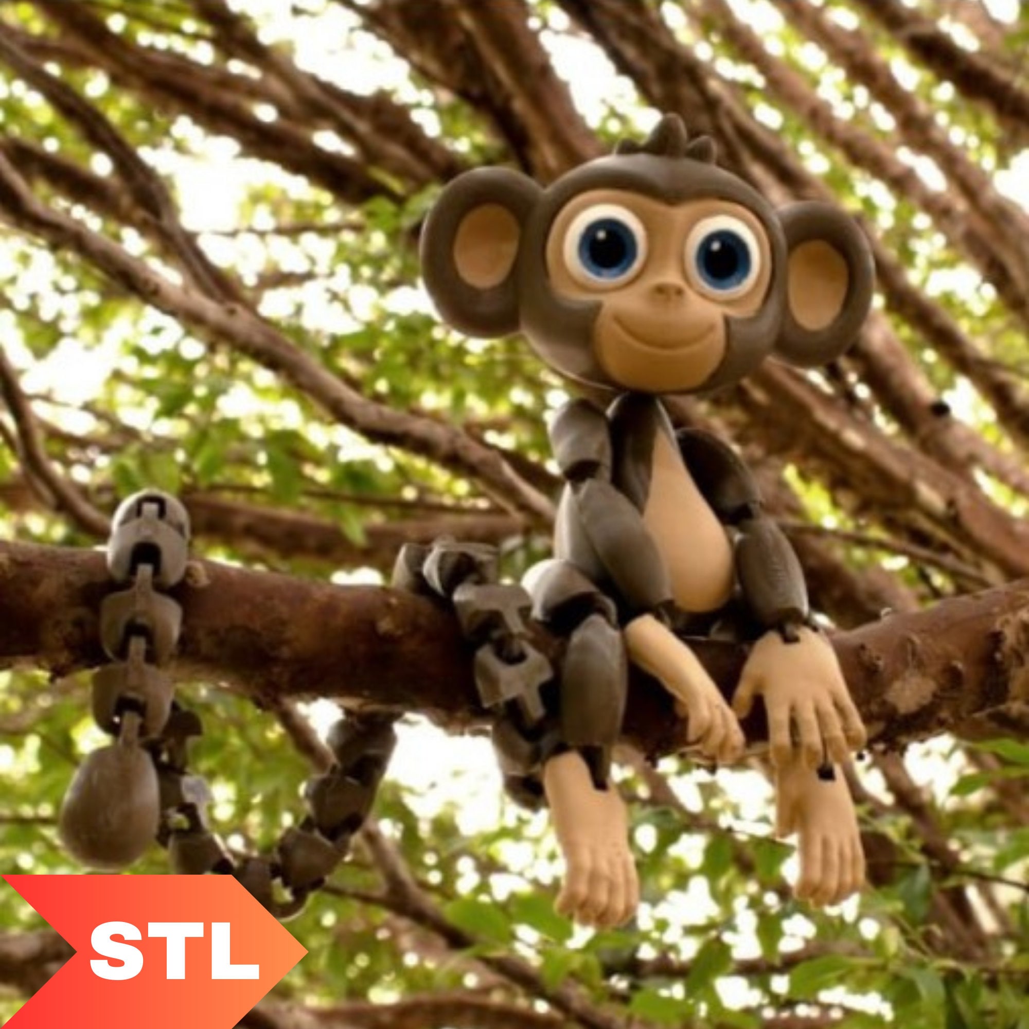 STL FILES for 3D Printing, Monkey Drawing, 3d Print Stl, 3d Printer ...