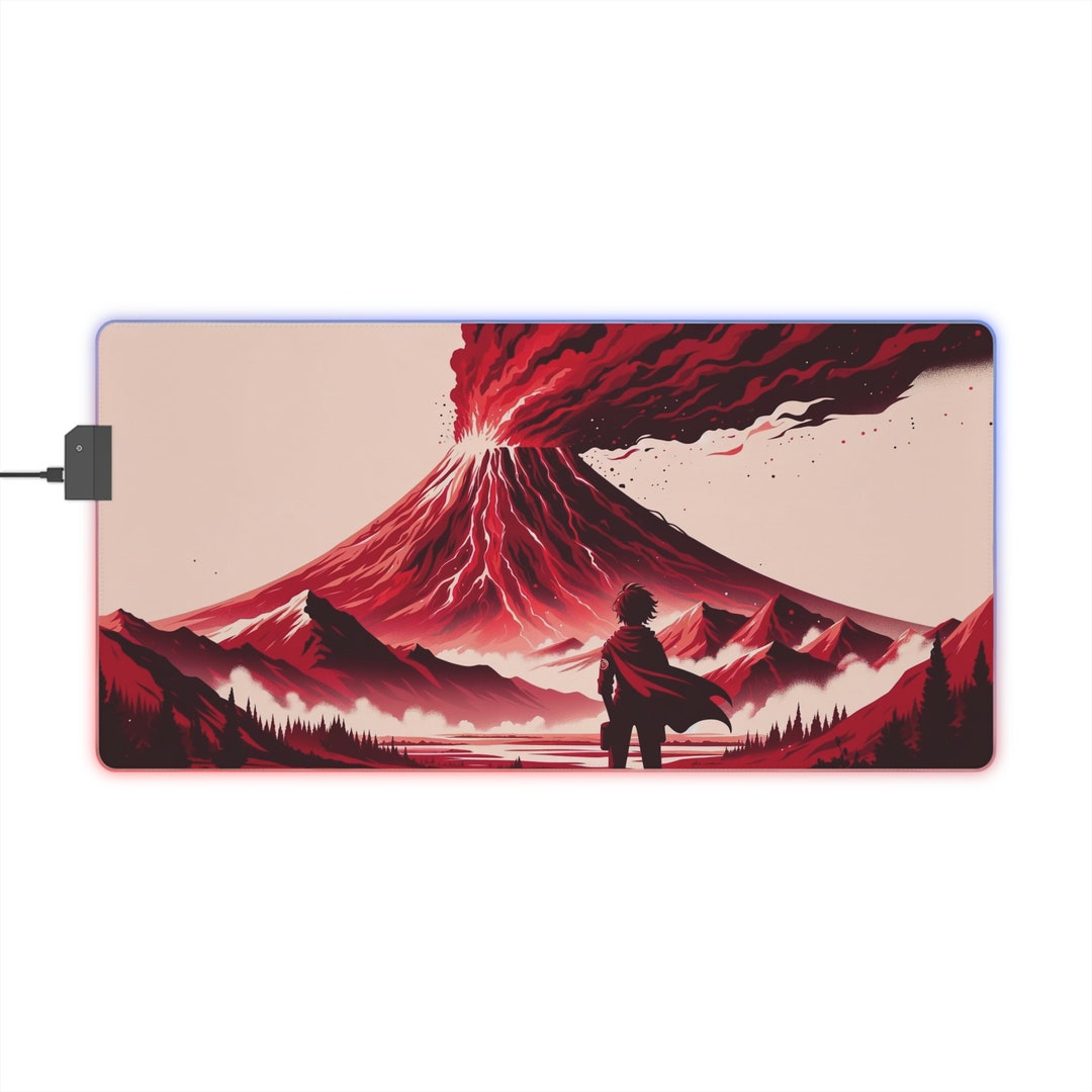 Erupting Volcano LED Mouse Pad Ignite Your Desk With Drama - Etsy