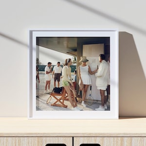 Slim Aarons Tennis in the Bahamas Print Poster, Vintage Print ...