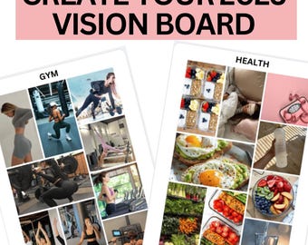 Vision Board Kits Sheet for Kids + Reflection Sheet - Printable 2025 ...