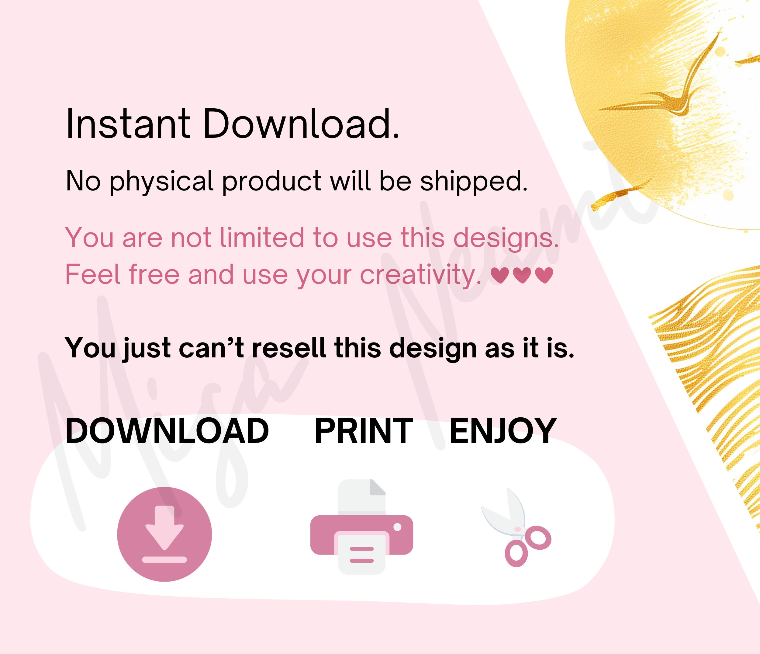 Summer Sea Gold Clipart Bundle Summer Sea Icons, Sunshine, Ocean ...