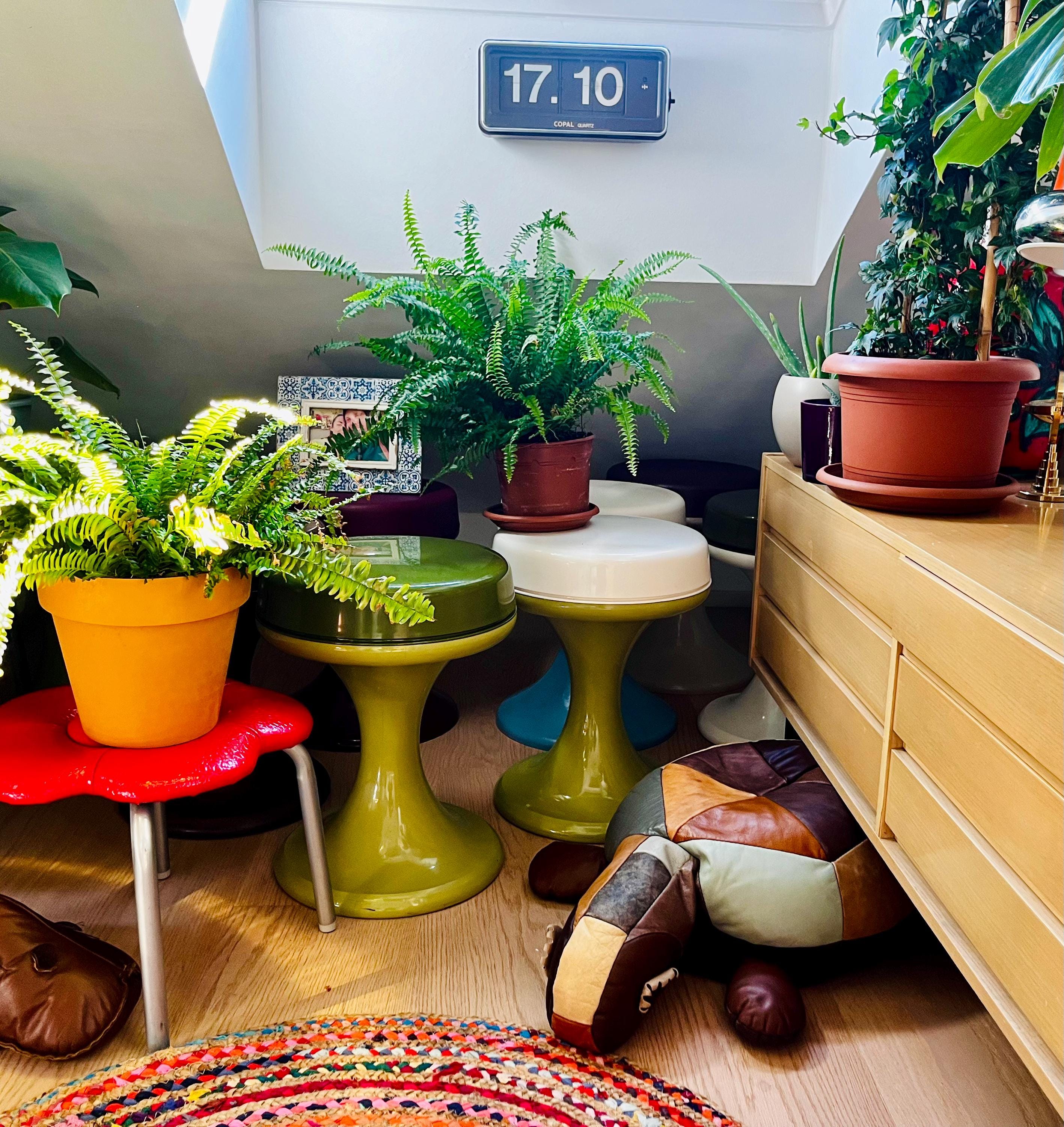 70s COPAL Quartz Flip Clock Folding Number Watch Vintage Mid Century ...