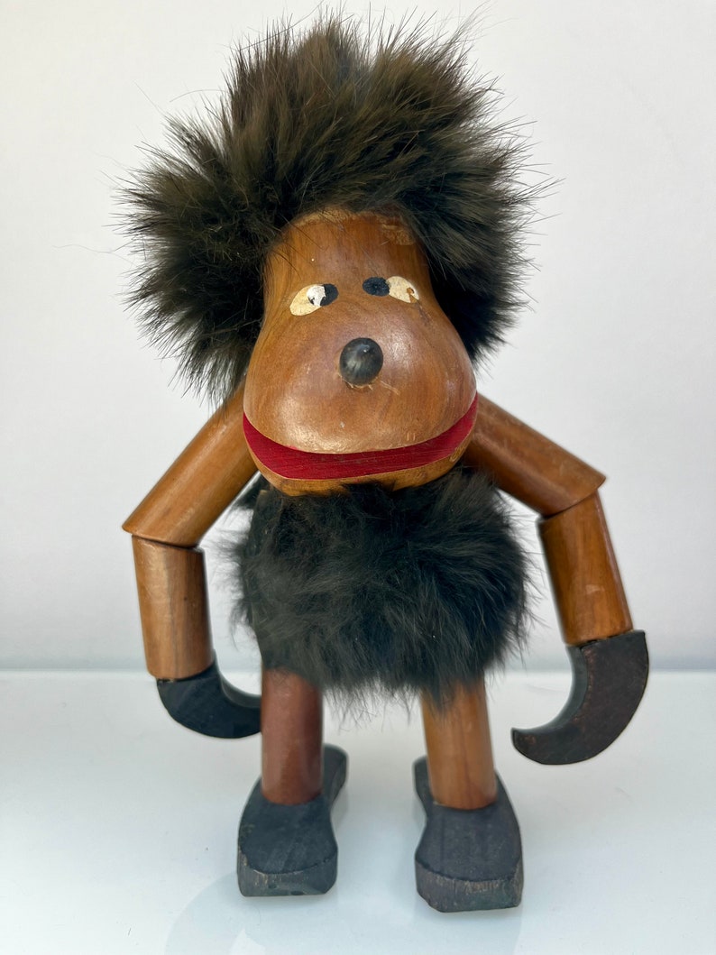 Vintage Kay Bojesen Era Teak Wood Monkeys – Set of 2 Retro Danish ...