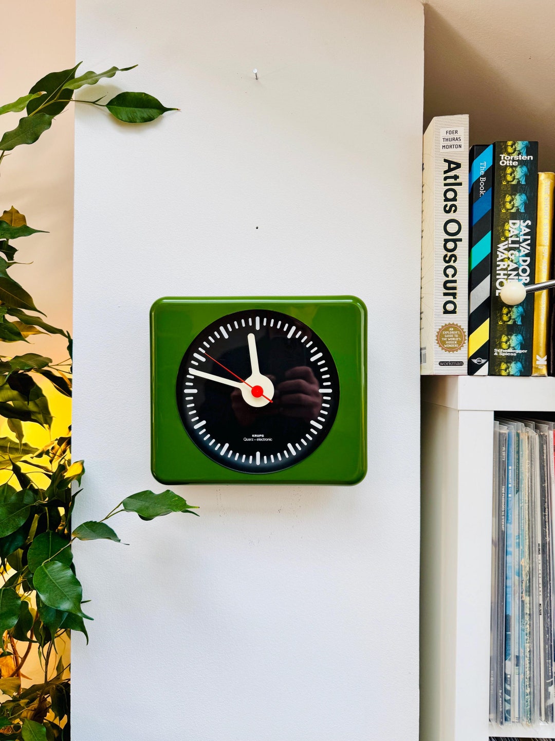 Vintage KRUPS Quartz Wall Clock – Pop Art 1970s German Space Age Design ...