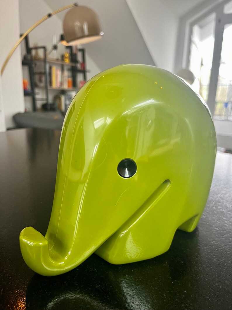XXL Luigi Colani Drumbo Elephant Vintage Penny Box Piggy Banks Unique Collectibles for Kids ...
