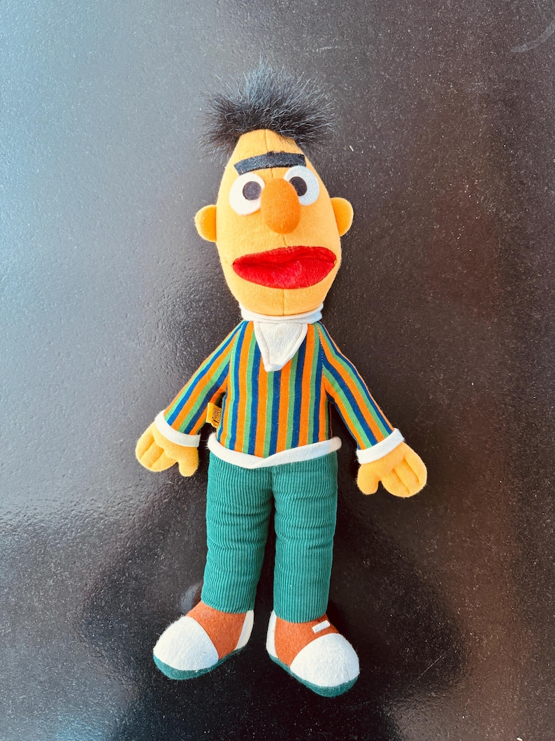 Vintage Sesame Street Ernie & Bert Plush Set – 70s/80s Retro Soft Toys ...