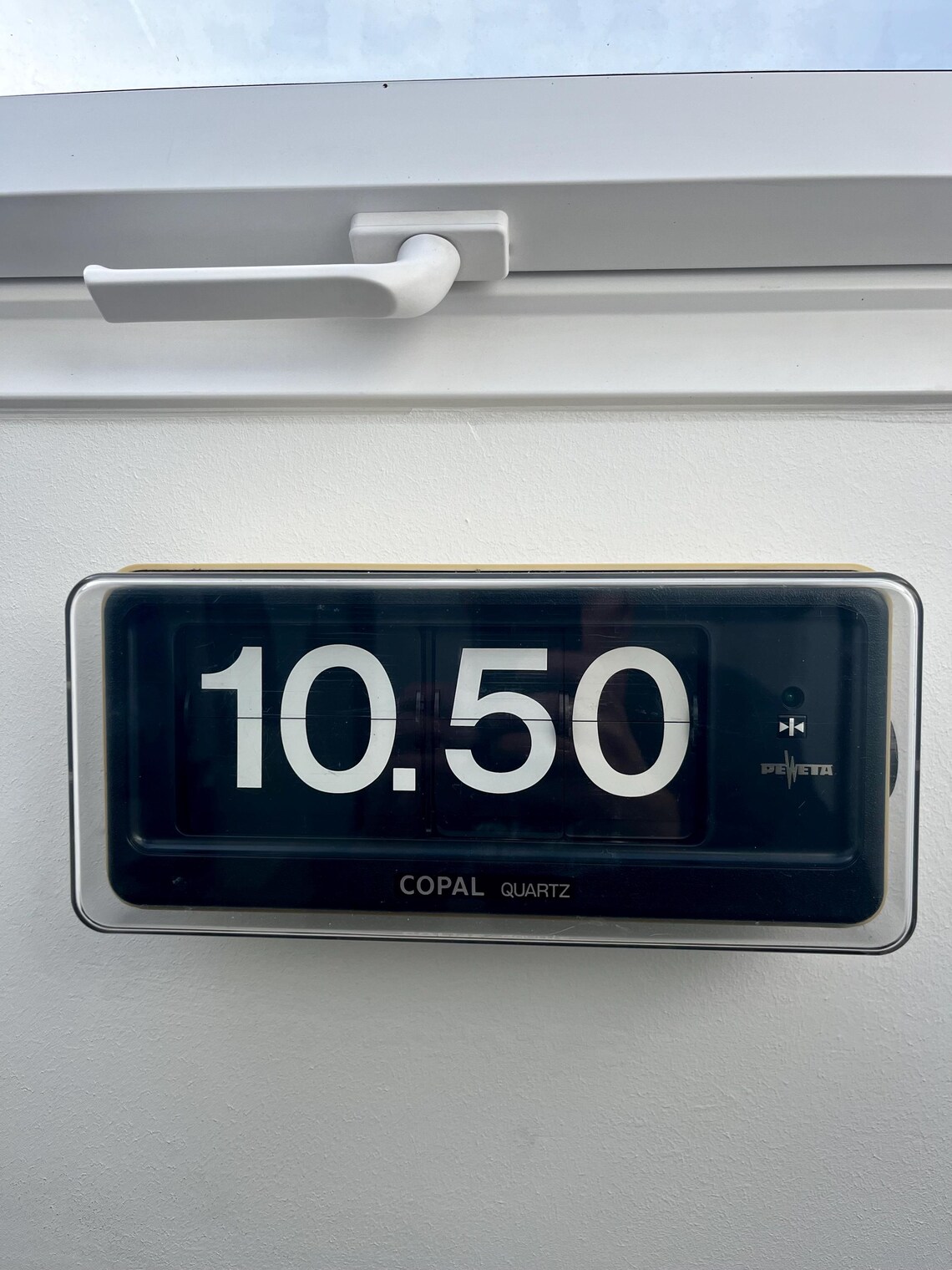 COPAL Quartz Flip Clock Folding Number Watch Vintage 1970s Mid Century ...