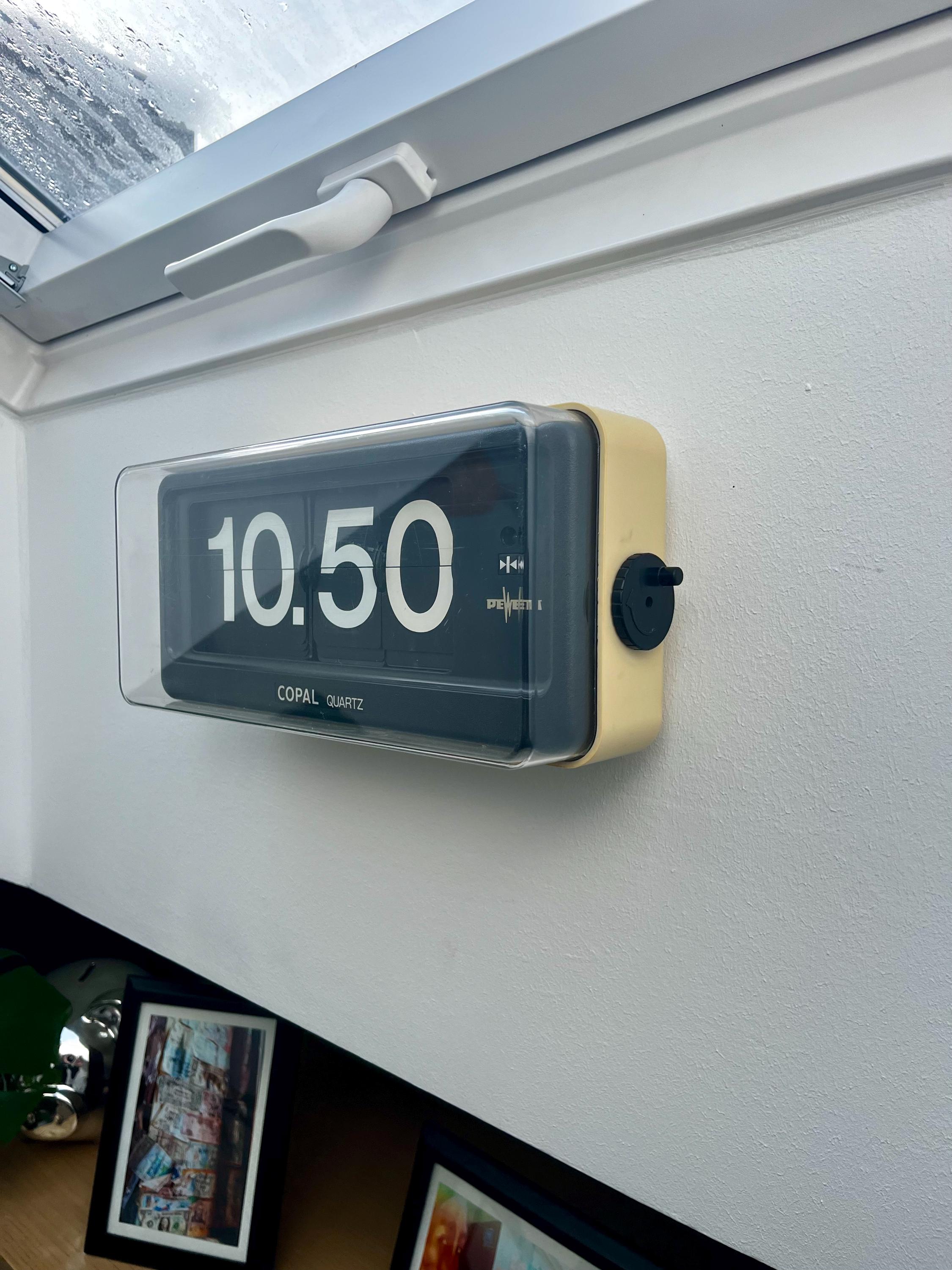 COPAL Quartz Flip Clock Folding Number Watch Vintage 1970s Mid Century ...