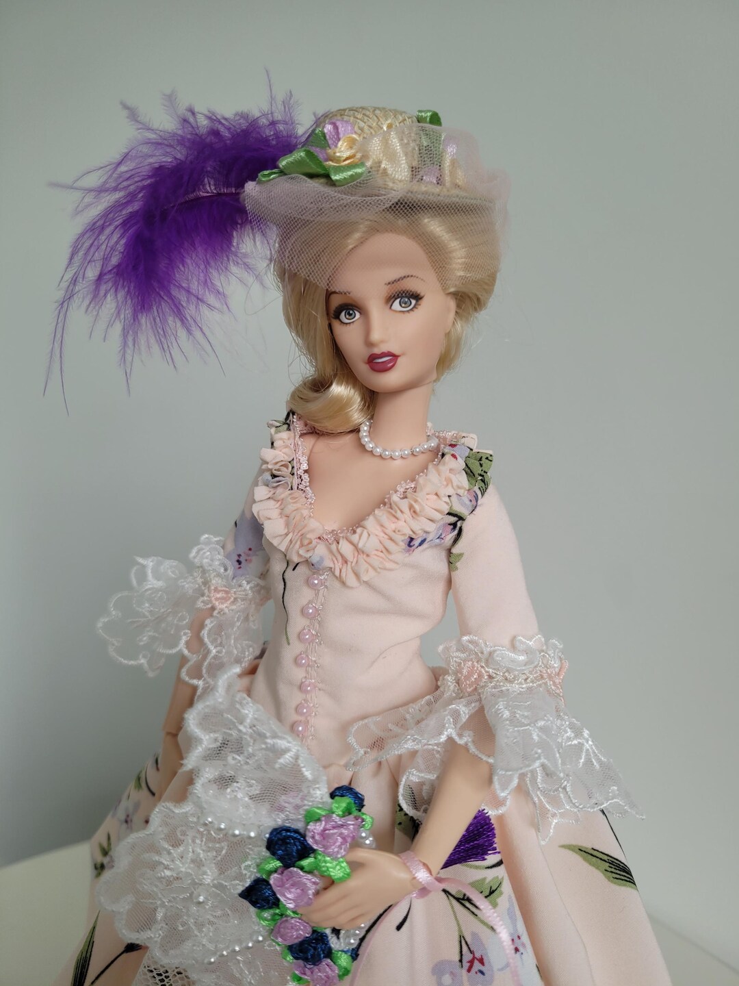 Elegant Rococo Clother for Dolls 1/6 Marie Antoinette Handmade - Etsy