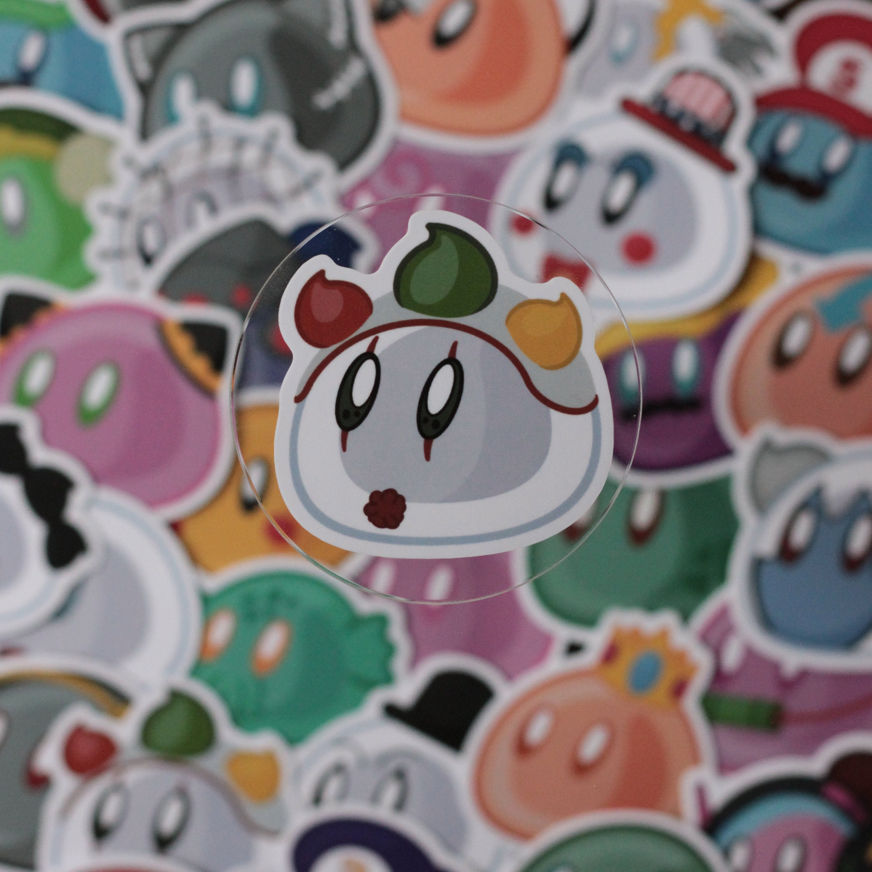 Slime Sticker Twisted Clown Slime Vinyl Sticker Cute Twisted Clown Blob ...